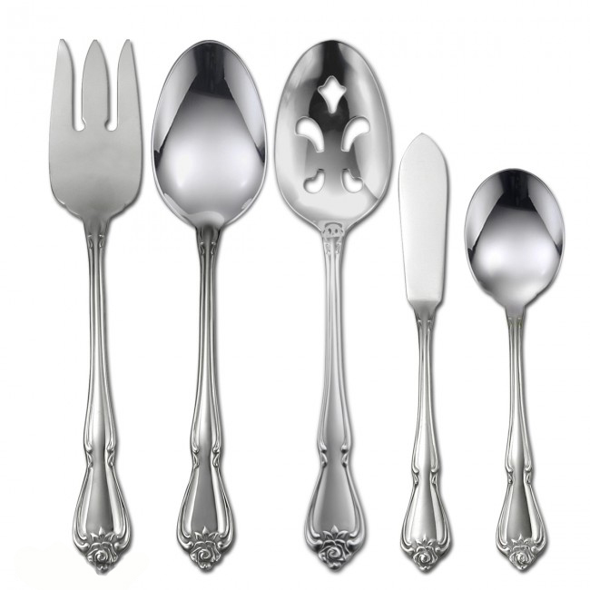 Oneida - Oneida True Rose 5 piece Serving Set