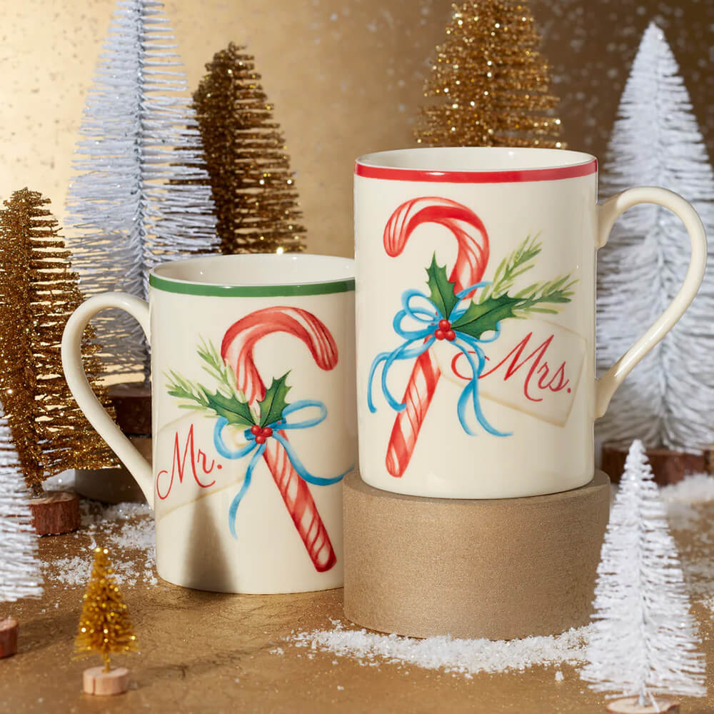 Lenox - Lenox Mr & Mrs Holiday Mug Set